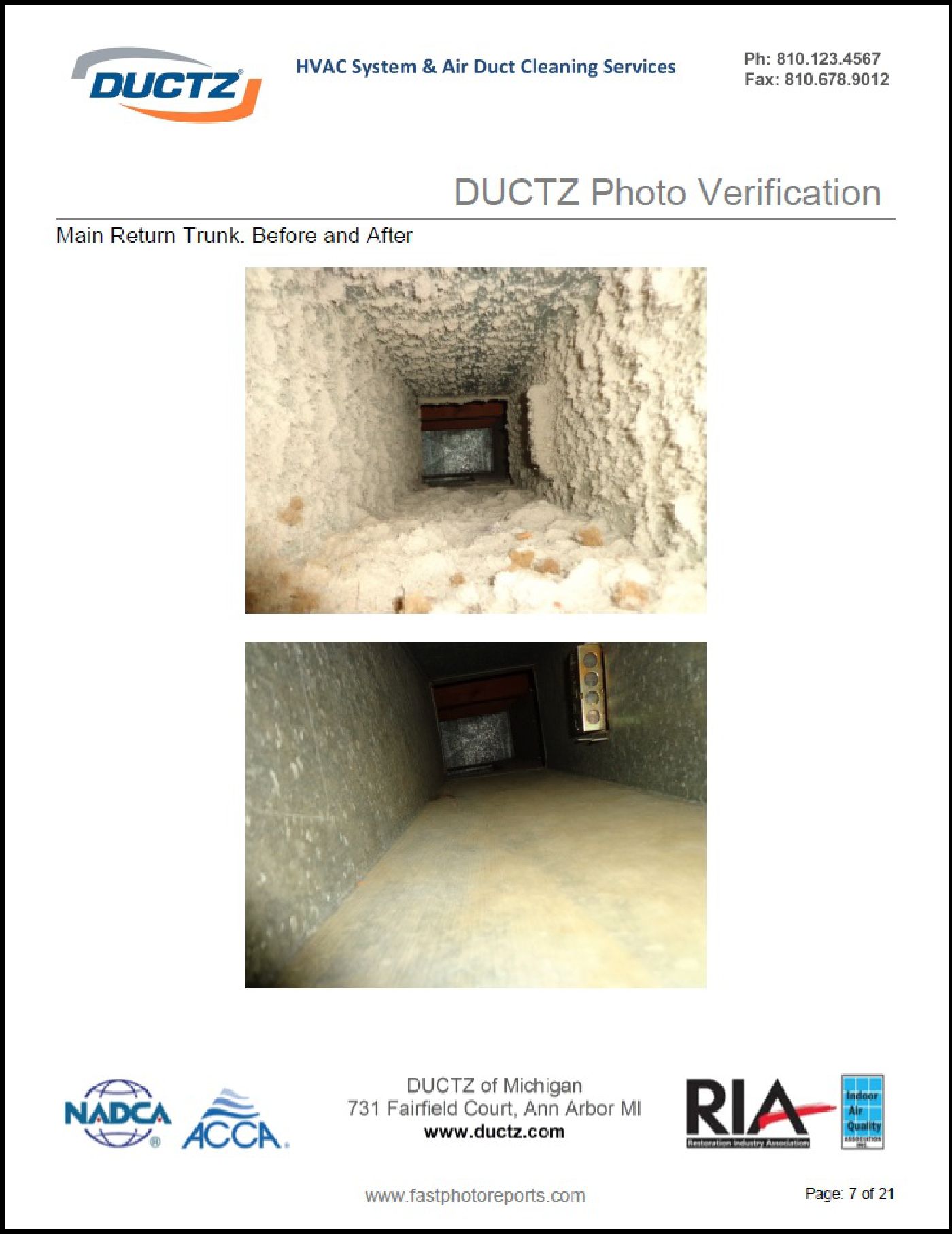 Fast Photo Sample Reports